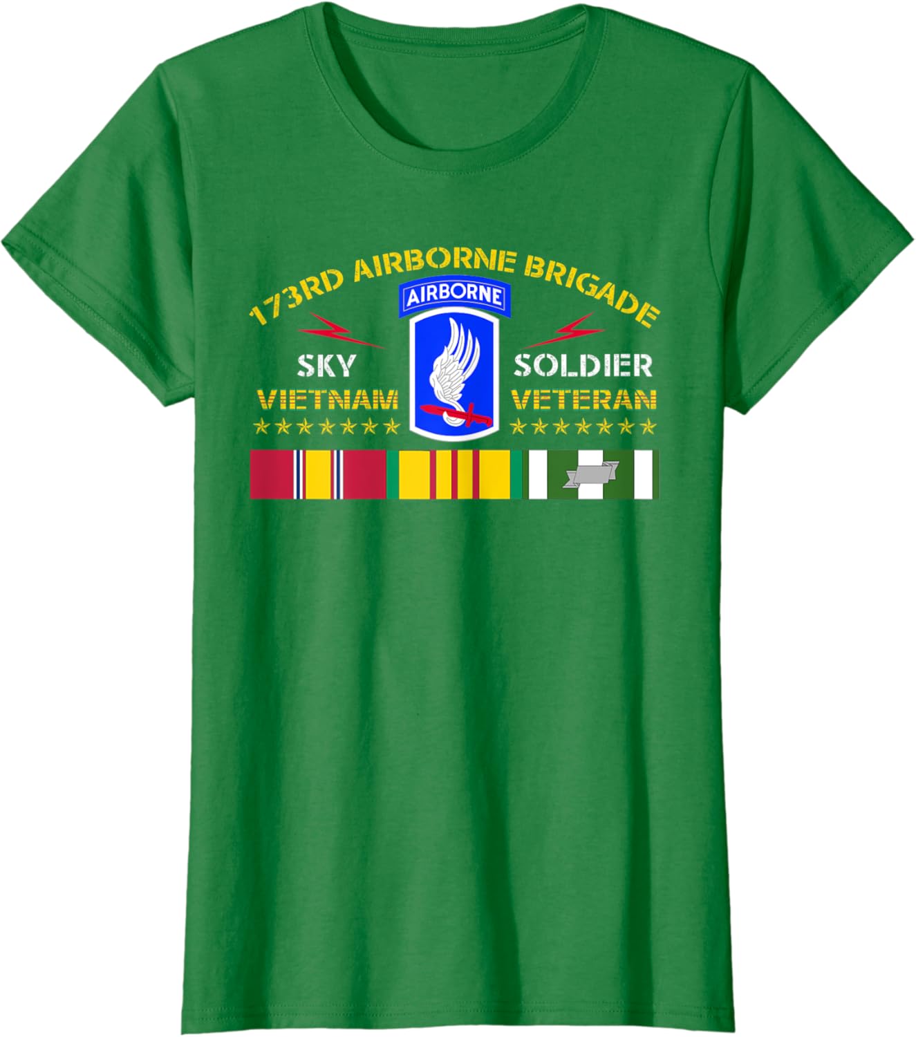 173rd Airborne Brigade Vietnam Veteran Shirt Sky Soldier T-Shirt